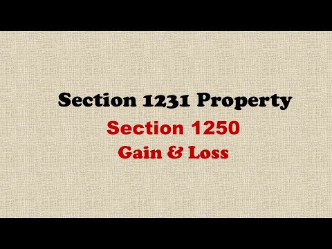 Section 1250 Properties: Gain & Losses