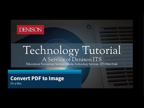 Convert PDF to Image on Mac