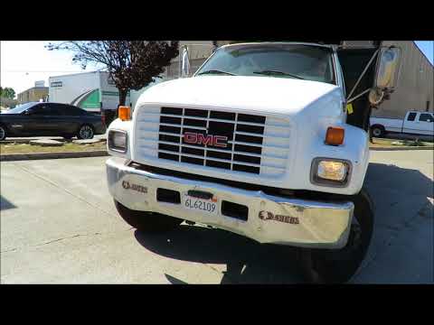 2000 GMC C6500 20' Flatbed Truck (Gasoline)