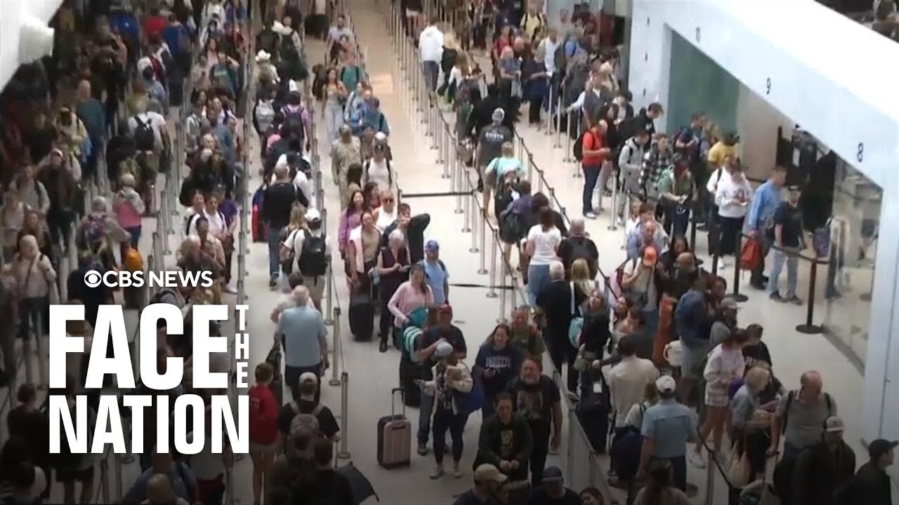 Travelers caught in middle of DHS funding fight as shutdown leads to hours-long delays at airports