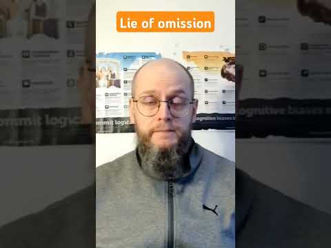 Lie of omission #philosophy #ethics #dishonesty #omission
