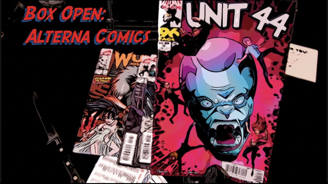 Box Open Alterna Comics Spring '22 Bundle