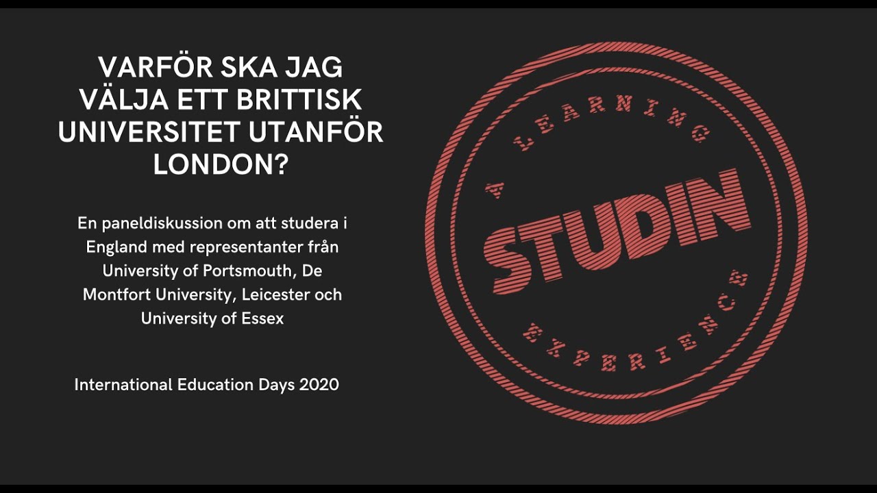 Studera i studentstad i UK
