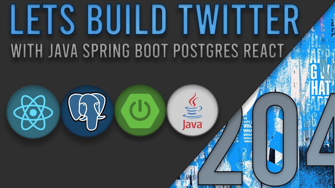 Lets Build Twitter From the Ground Up: Episode 204 || Java, Spring Boot, PostgreSQL and React