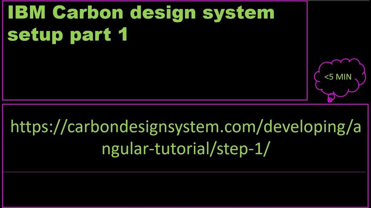 IBM Carbon Design system Setup part 1