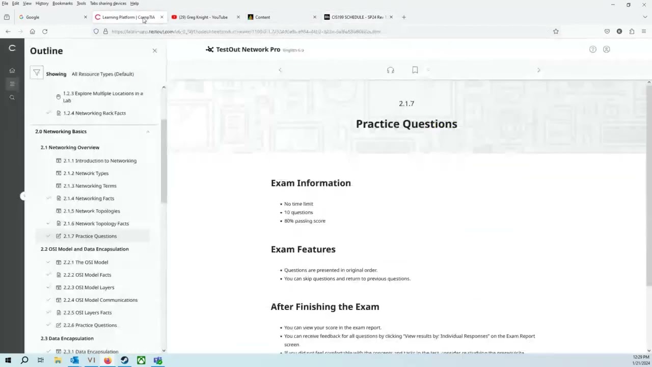 TestOut Labsim Network Pro -  How to find Assignments