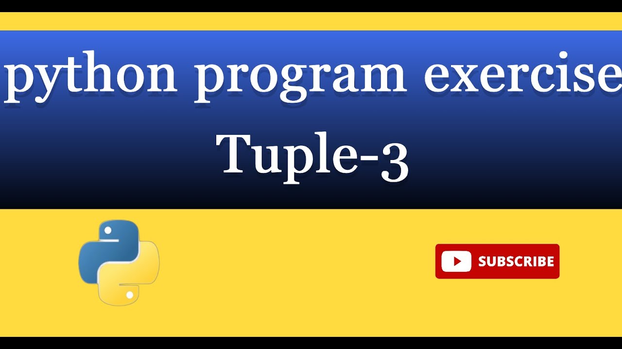 tuple 3. Write a Python program to convert a tuple to a string?