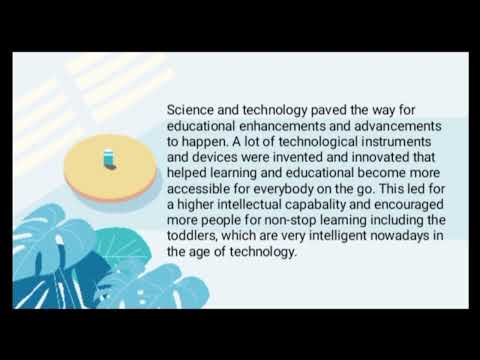 "THE ROLE OF SCIENCE AND TECHNOLOGY IN NATION BUILDING"