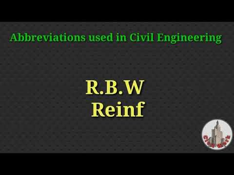 What is the Abbreviation for Civil Engineer | Civil Engineering Abbreviations? ~CivilWork.