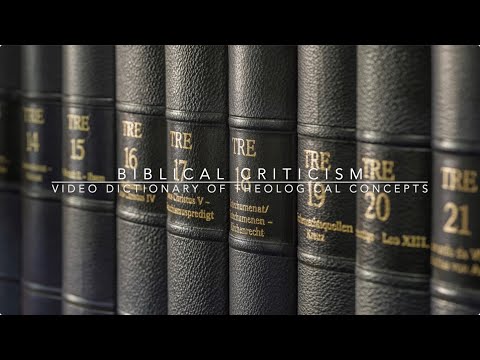 Biblical criticism #videodictionary