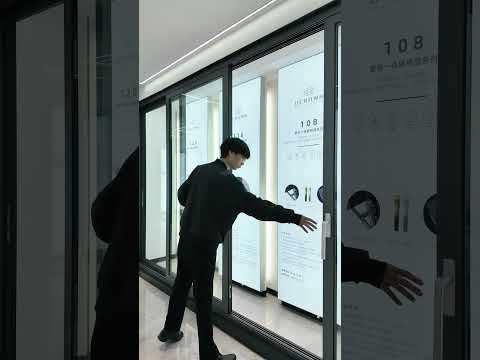 Lifting and sliding door hardware door and window opening solution display
