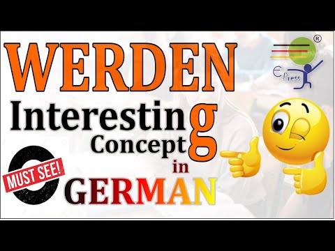 Learn German | WERDEN- interesting Concept in GERMAN