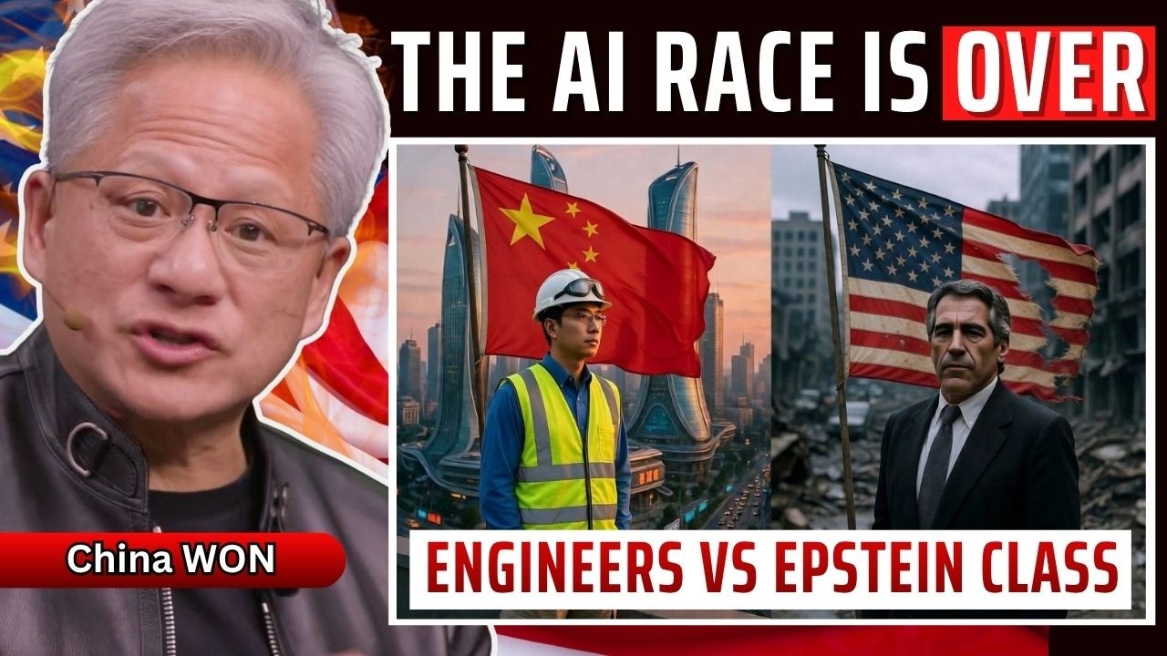 Engineers vs The Epstein Class: How China Won The AI Race (Jensen Huang Admits)