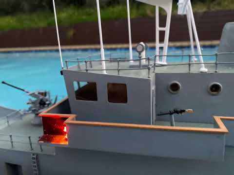 HMS Shetland P298 Scottish Fisheries Protection Vessel 1/64 RC Conversion