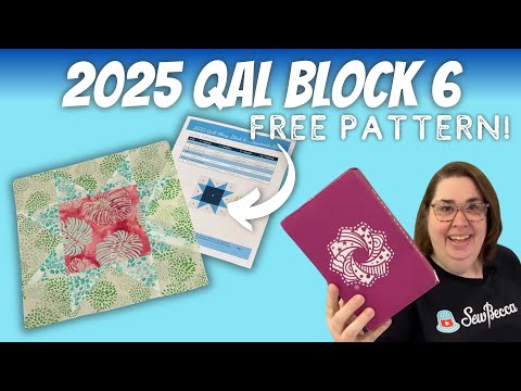 FREE PATTERN - Sawtooth Star Quilt Block | 2025 QAL Block 6
