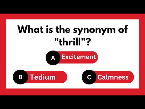 Synonyms | Can You Score 10/10?