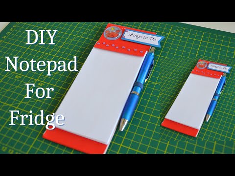 Magnetic Notepad For Fridge | Magnetic notepads | DIY Notepad | Step by Step Tutorial