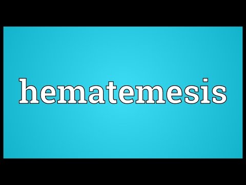 Hematemesis Meaning