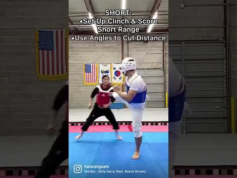 Taekwondo Sparring Short vs Tall - Martial Arts