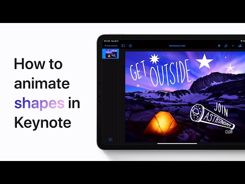How to animate shapes in Keynote on iPhone, iPad, and iPod touch — Apple Support