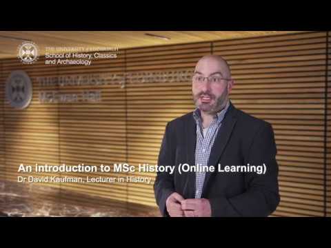 An introduction to MSc History (Online Learning)