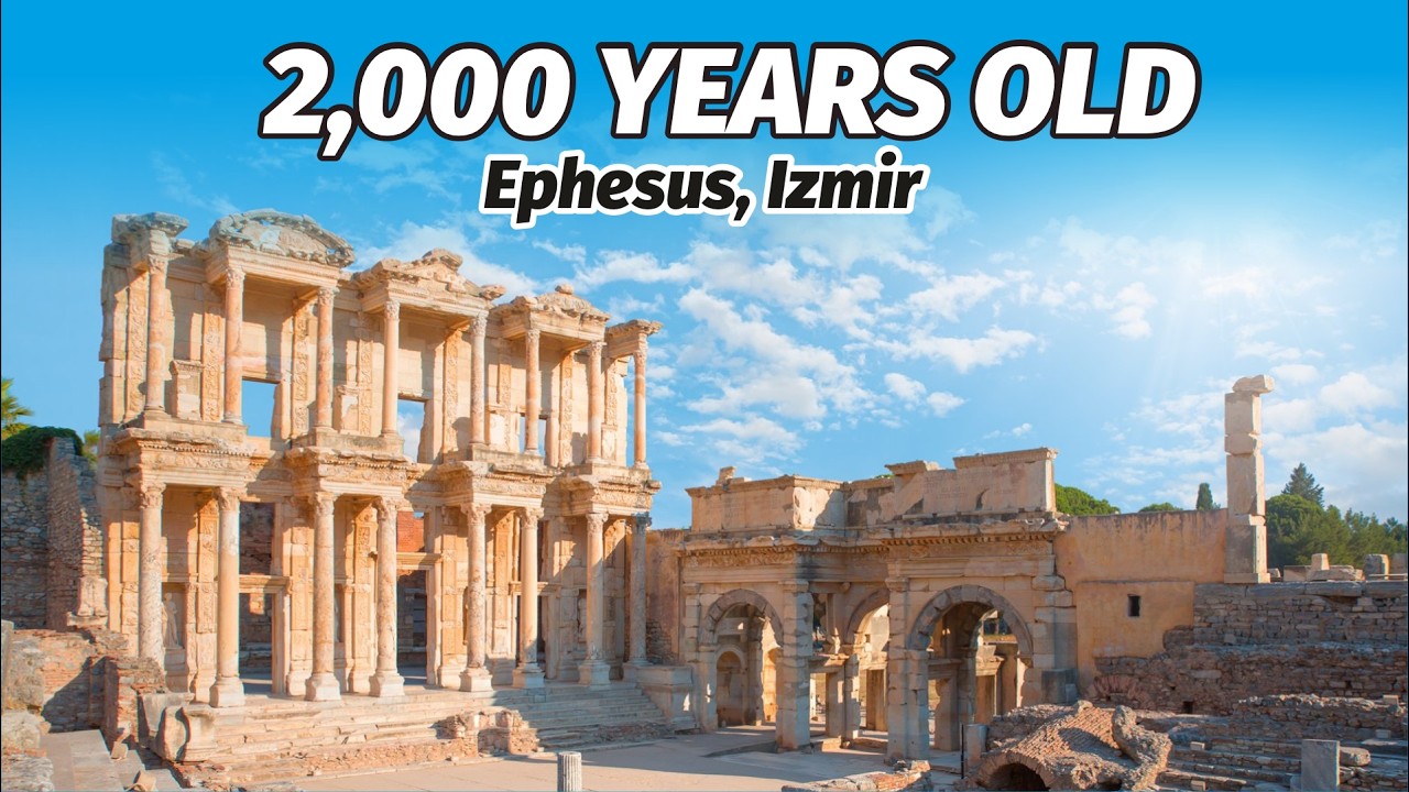 Ephesus Ancient City Explained 🇹🇷 | The Lost Roman City in Turkey 4K History & Drone