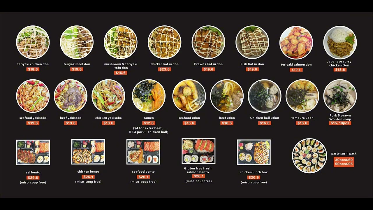 Best sushi menu 5.0