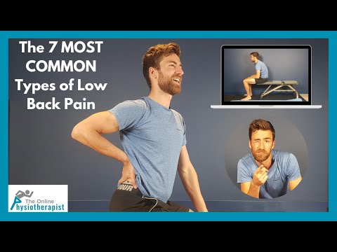 7 Most Common Types of Low Back Pain