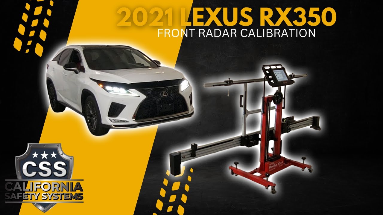 2021 Lexus RX350 Front Radar Calibration