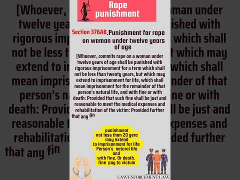 #Punishment of Rape.#lpc 1860. section 376AB #law