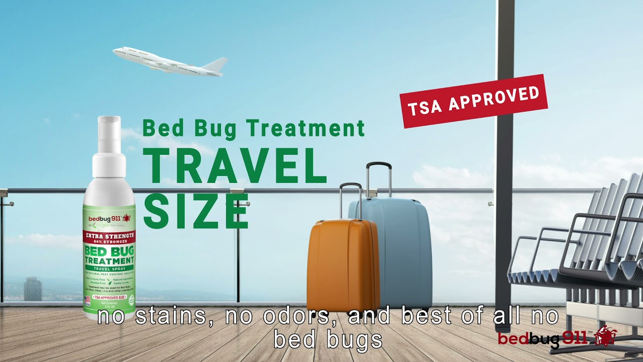 Travel Bed Bug Spray | by Bed Bug 911