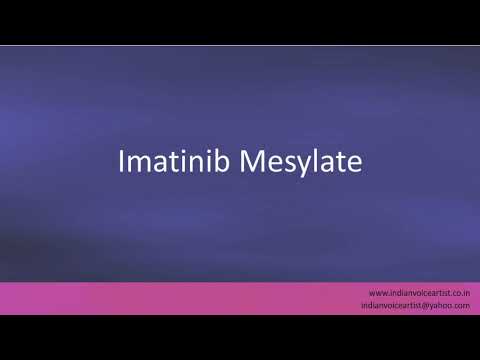 Pronunciation of the word(s) "Imatinib Mesylate".