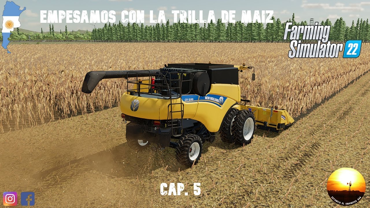 Farming simulator 22 ARGENTINA trilla de maíz  parte 1
