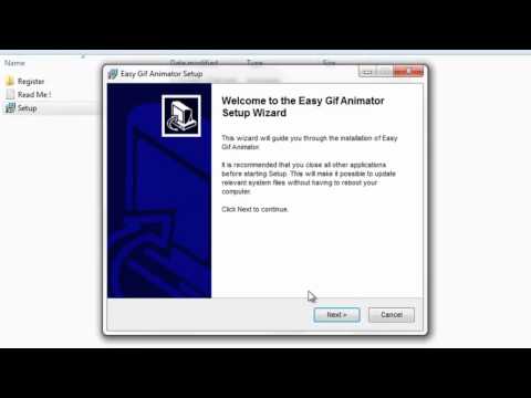 How To Make GIFs Animation Part 1 Installing Easy GIF Animator Pro And Cracking It