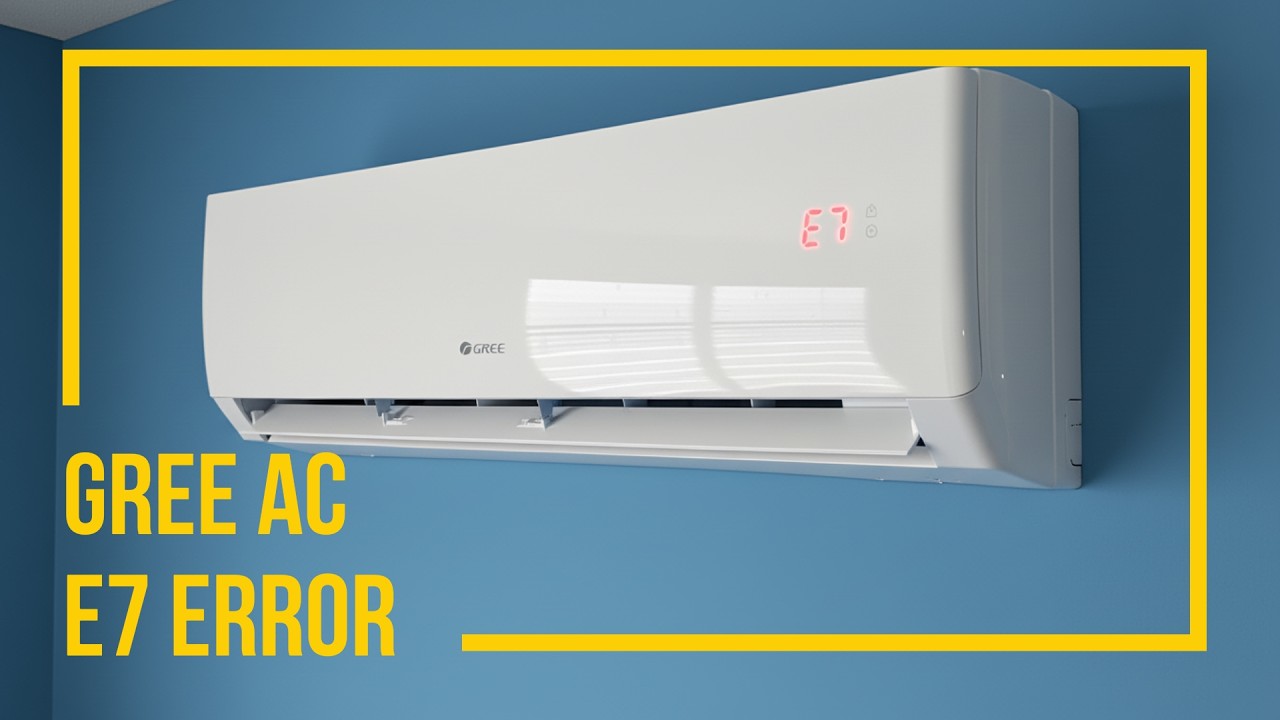 Gree AC Mini Split E7 Error Code – What It Means and How to Fix It