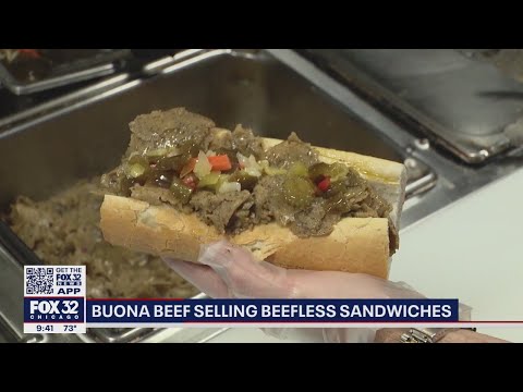 Buona Beef selling beefless sandwiches