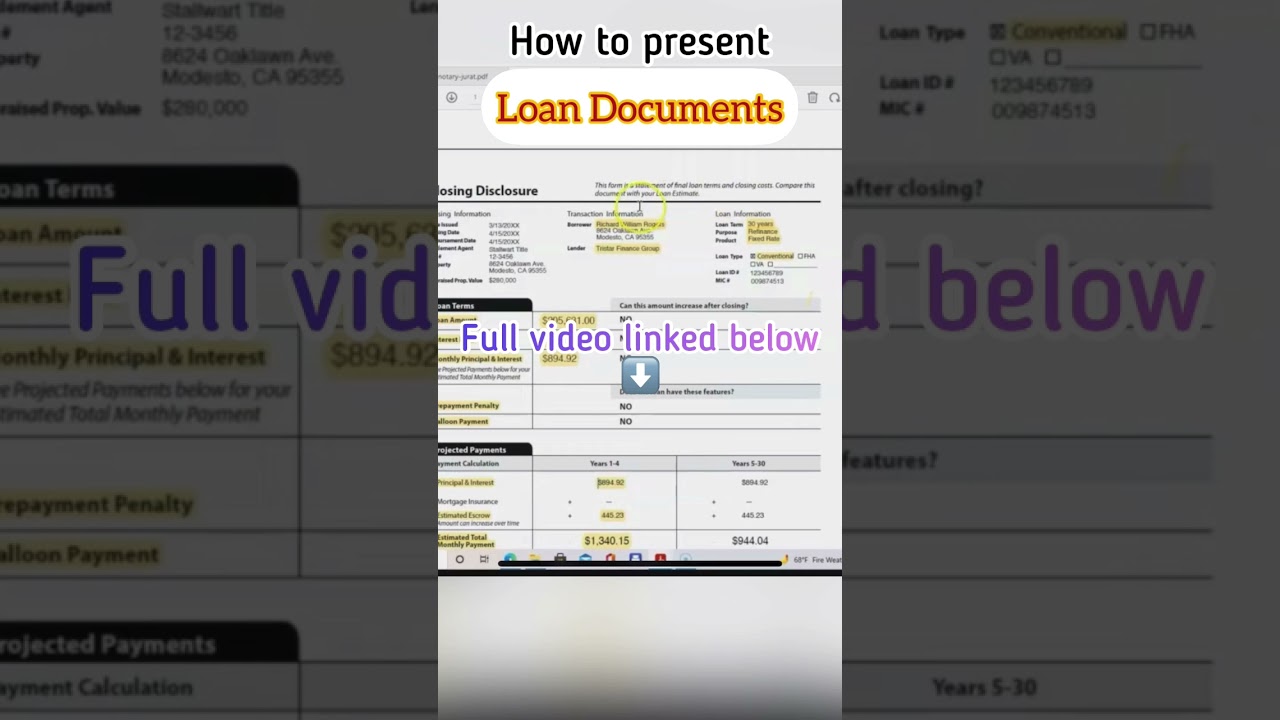 How to present loan documents in a loan signing appointment #notarysigningagent #notarypublic