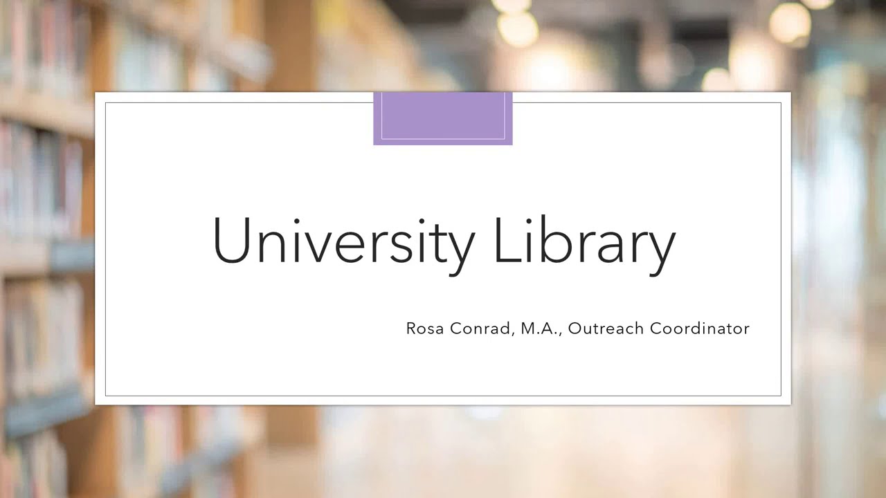 Summer Orientation Virtual Presentation