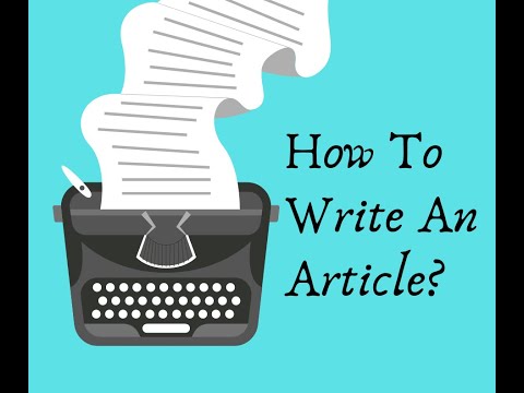How To Write An Article For Newspapers I Opinion Column I Op Ed