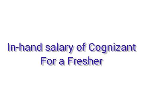 Salary Structure of Cognizant for a Fresher | CTS | In-hand salary | GenC | Intern