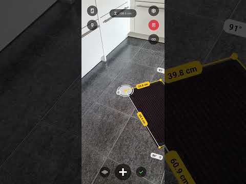 Measure with your phone's camera - AR Ruler App on Android (#arruler #ruler)