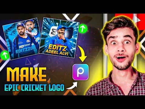 Cricket Logo Kaise Banaen | How To Make Logo For Youtube Channel | Logo Toturial | How To Make Logo