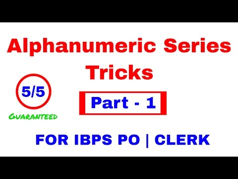 Alphanumeric Series: Practice Questions Video Lecture - UGC NET