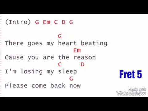 You Are The Reason Chords & Lyrics