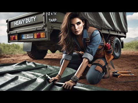 🛡️ SpacEver 12x12 FT Tarp Waterproof | Best 12 X 12 Heavy Duty Tarp 💪
