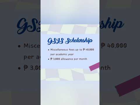 ₱3000 per month + more: benefits of being a GSIS scholar in the Philippines