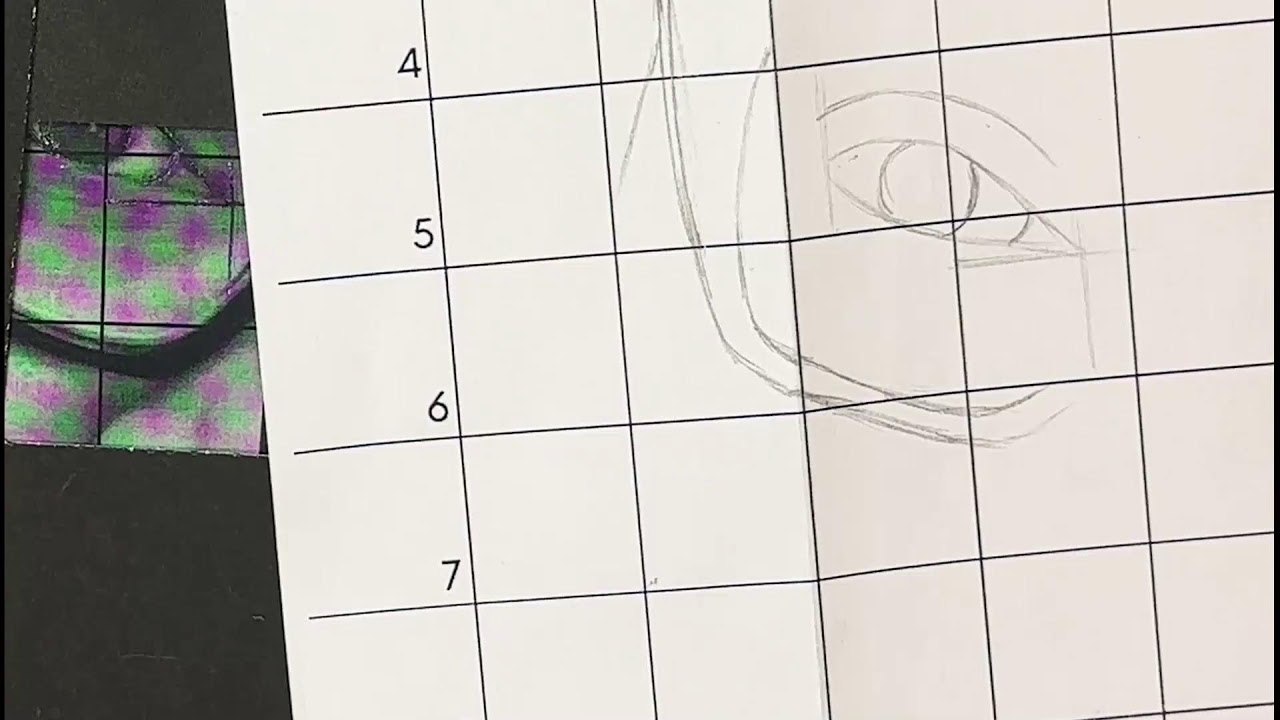 Grid Drawing Practice -Portraits