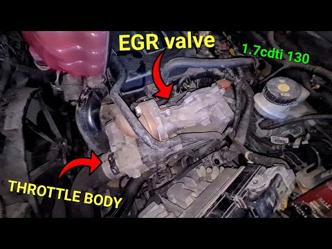 EGR Valve, Throttle Body And MAP Sensor Cleaning | 1.7cdti 130PS Opel/Vauxhall Mokka 2014