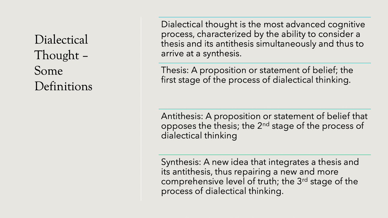 Emerging Adulthood: Cognitive Development -Chapter 18
