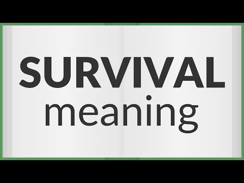 Survival | meaning of Survival
